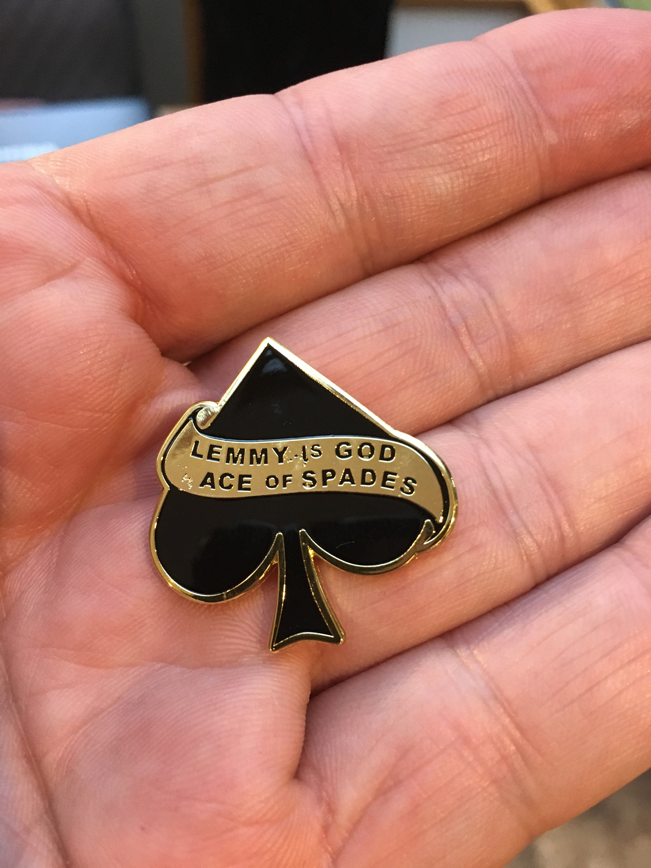 2 X MOTORHEAD Enamel Pin Lemmy is God Ace of Spades - Etsy