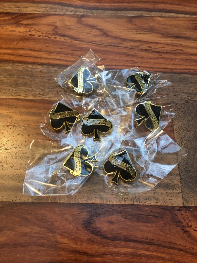 2 X MOTORHEAD Enamel Pin | Lemmy is God | Ace of Spades - Etsy