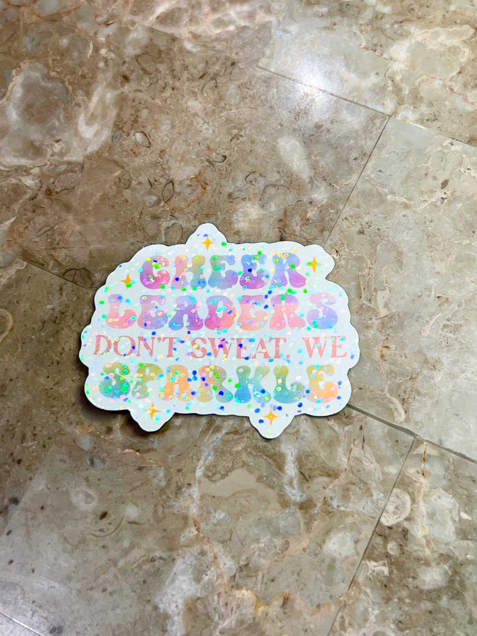 Cheerleader Stickers | Water Bottle Stickers | Cheer Sticker Pack ...