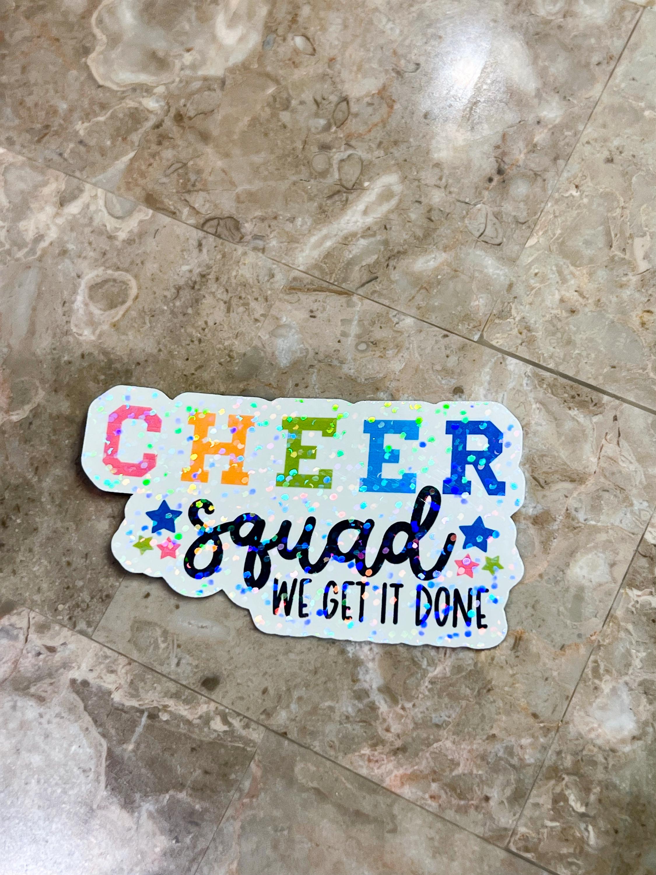Cheerleader Stickers | Water Bottle Stickers | Cheer Sticker Pack ...