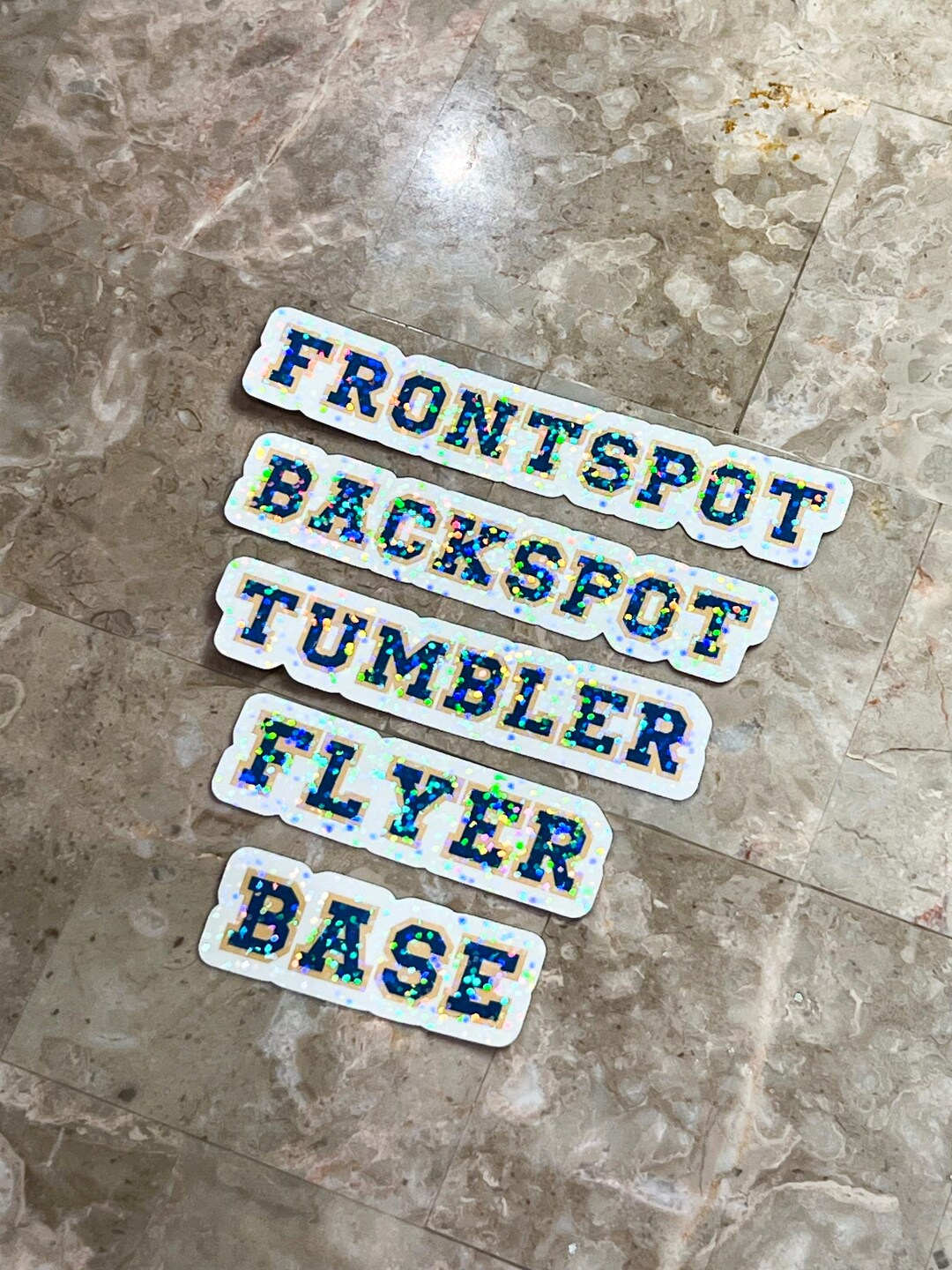 Custom Cheer Squad Stickers | Water Bottle Stickers | Cheer Sticker ...