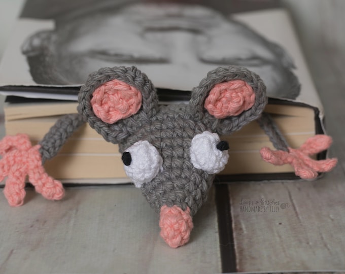 Squashed Rat Bookmark - Etsy UK