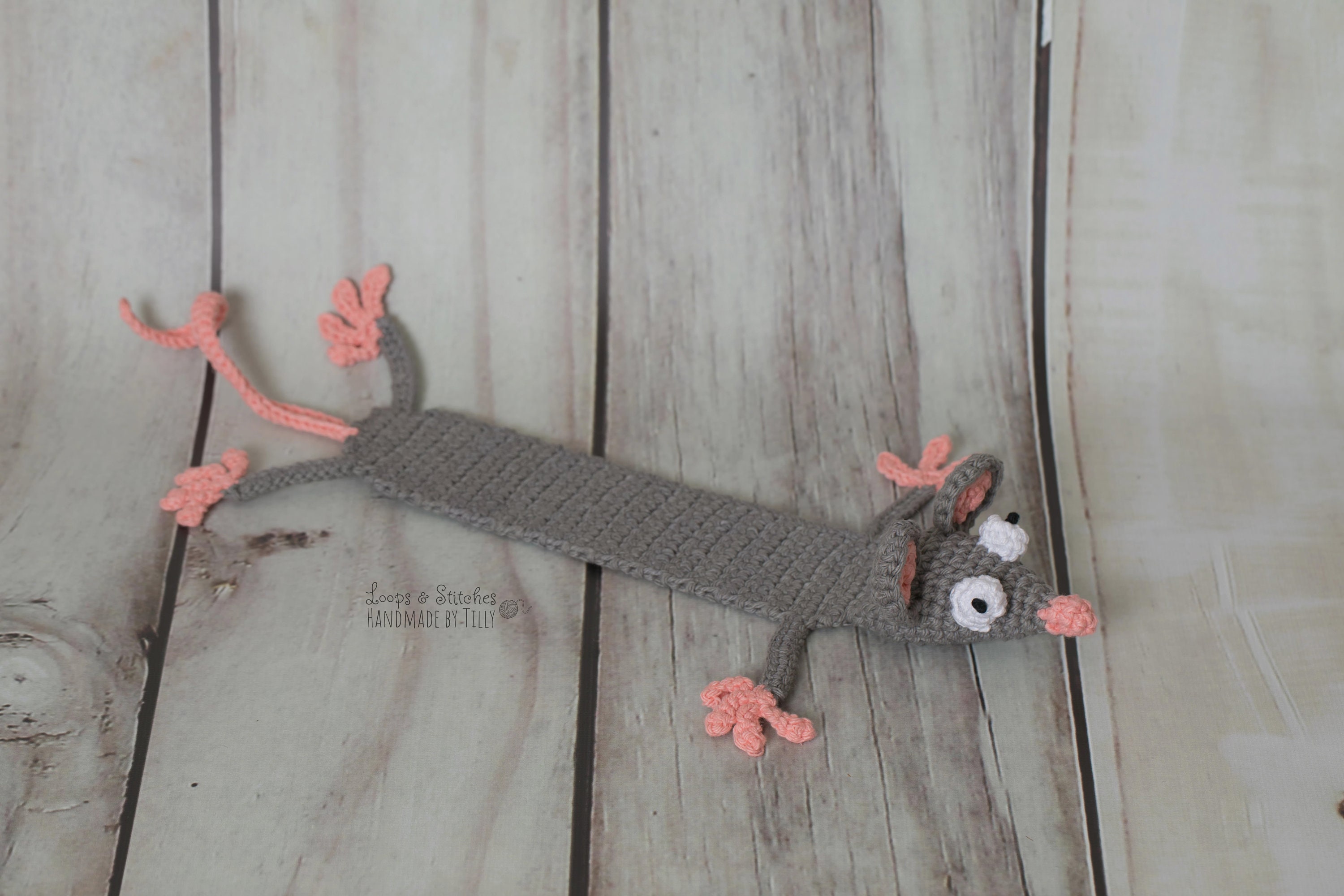 Rat Bookmark Crochet Rat Bookmark Amigurumi Rat Bookmark - Etsy Canada