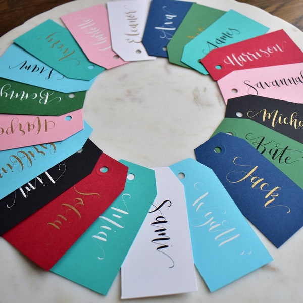 Wedding Name Tags - Etsy