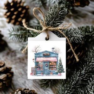 Christmas Storefront Clipart Bundle | 16 Cute Winter Christmas Shop ...