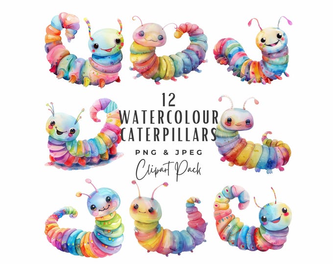 Cute Bug Clipart - Hungry Caterpillar Png Insect Teacher Clipart Kawaii ...
