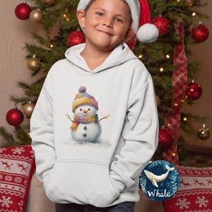 Quirky Snowman Clipart Bundle, 20 Watercolor Whimsical Christmas ...