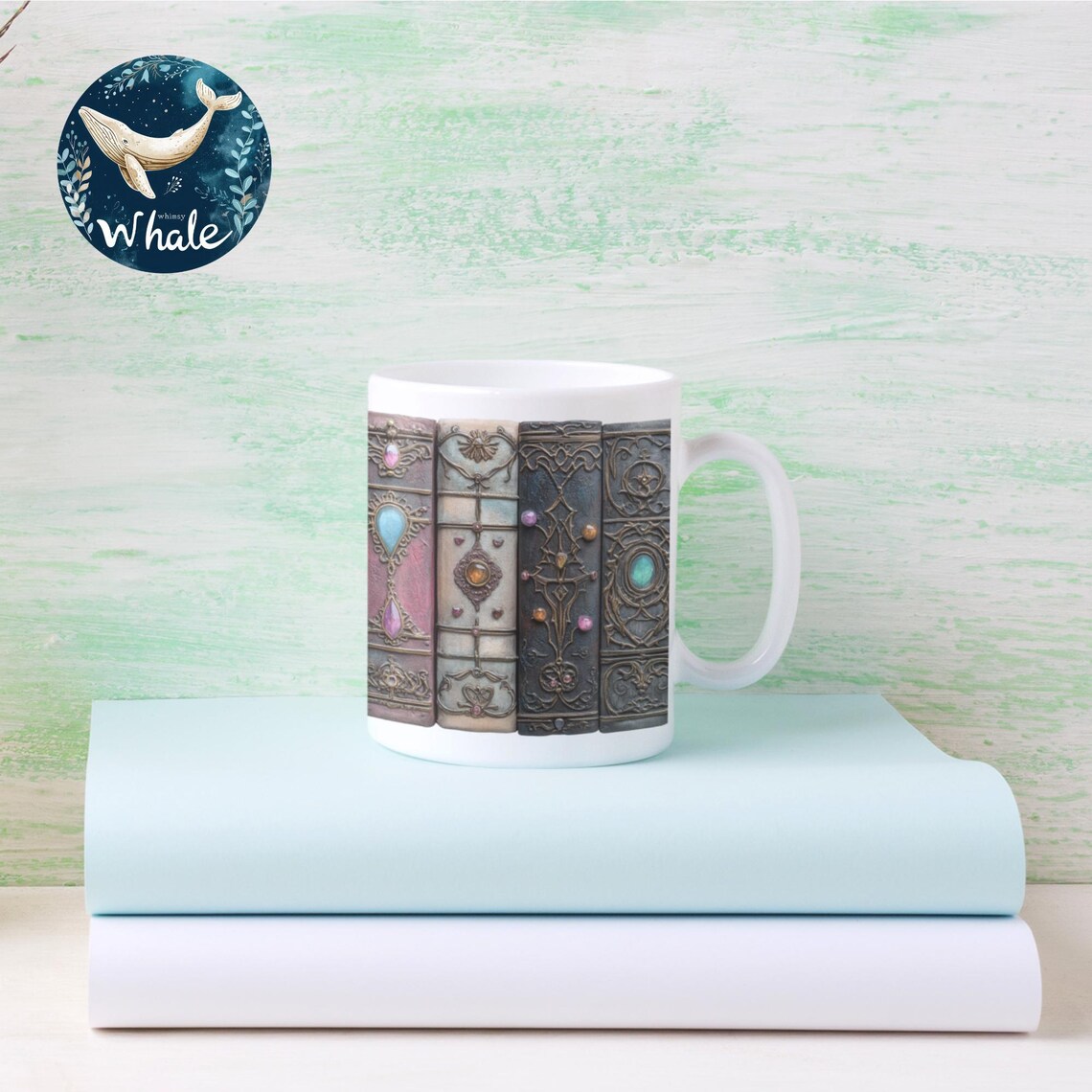 Grimoire Book Spine Clipart: 46 Vintage Magic Book Covers (digital ...