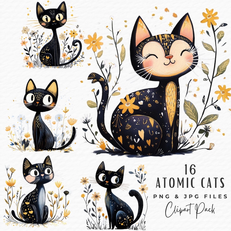 Atomic Cat - Etsy