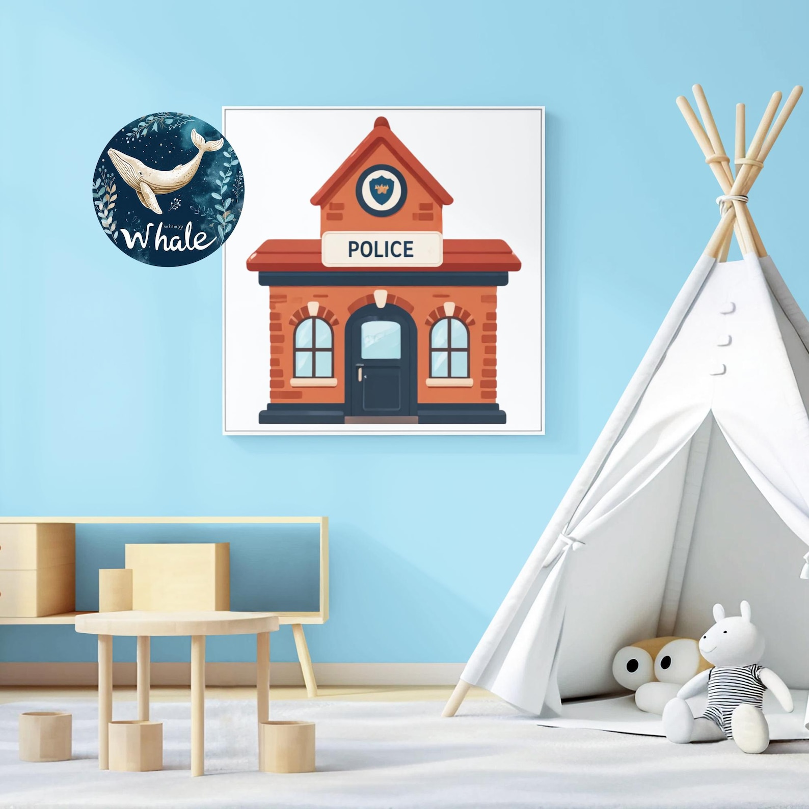 Community Buildings Clipart Set, School, Hospital, Store (digital ...