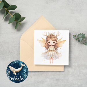 Quirky Angel Clipart Bundle, Cute Watercolor Whimsical Christmas Little ...