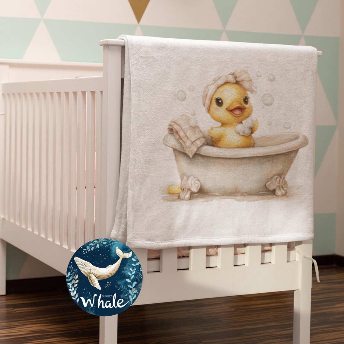 Rubber Duck in Tub Clipart Bundle Watercolor Baby Rubber Duck Bubble ...