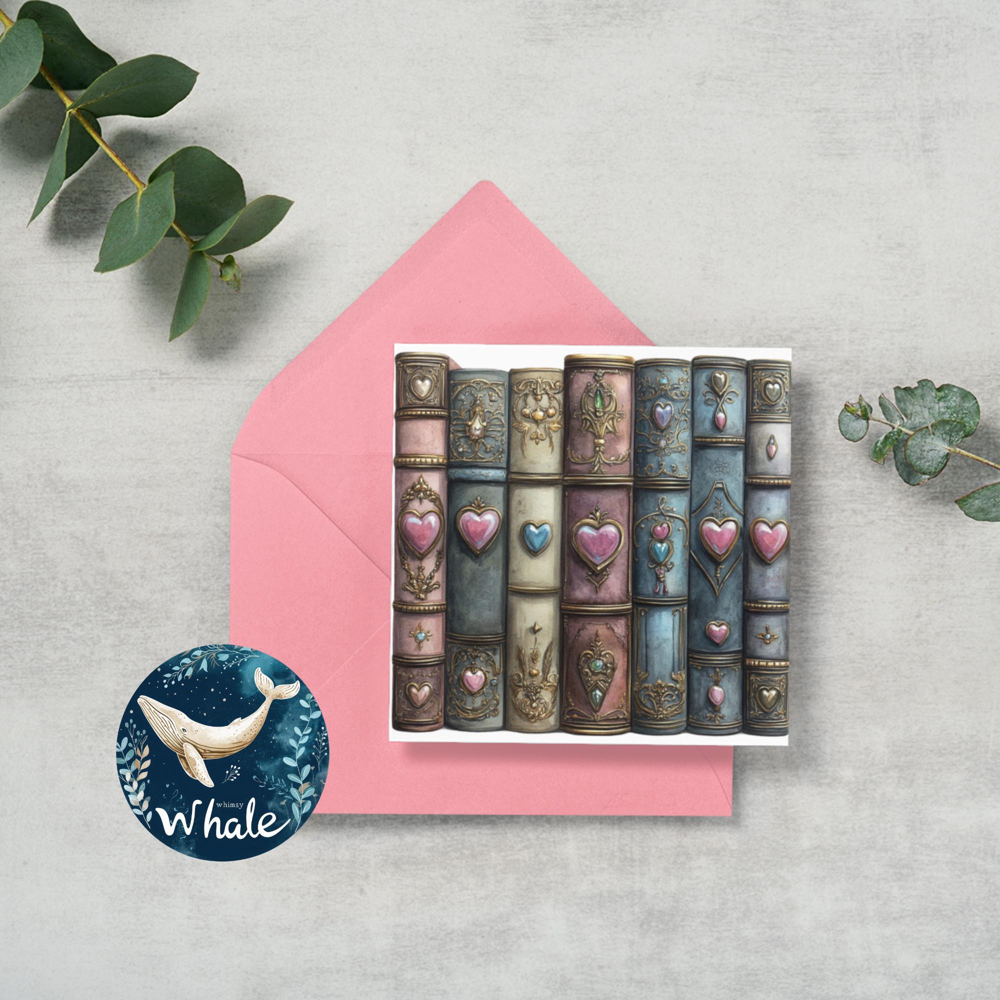 Book Spine Clipart, 48 Watercolour Vintage Ornate Fantasy Grimoire Book ...
