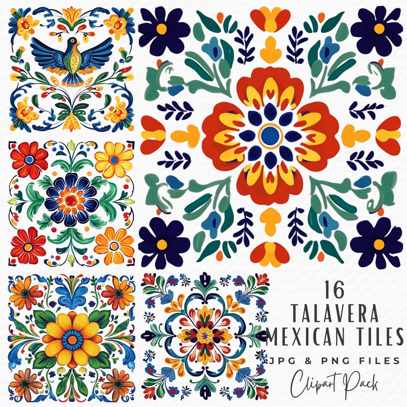 Talavera Tile Stickers - Etsy