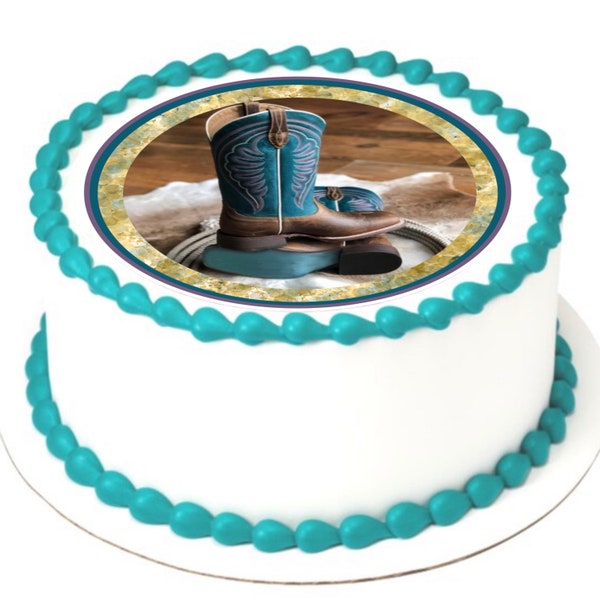Boots Cake Topper - Etsy