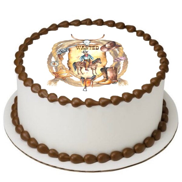 Cowboy Cake Topper - Etsy