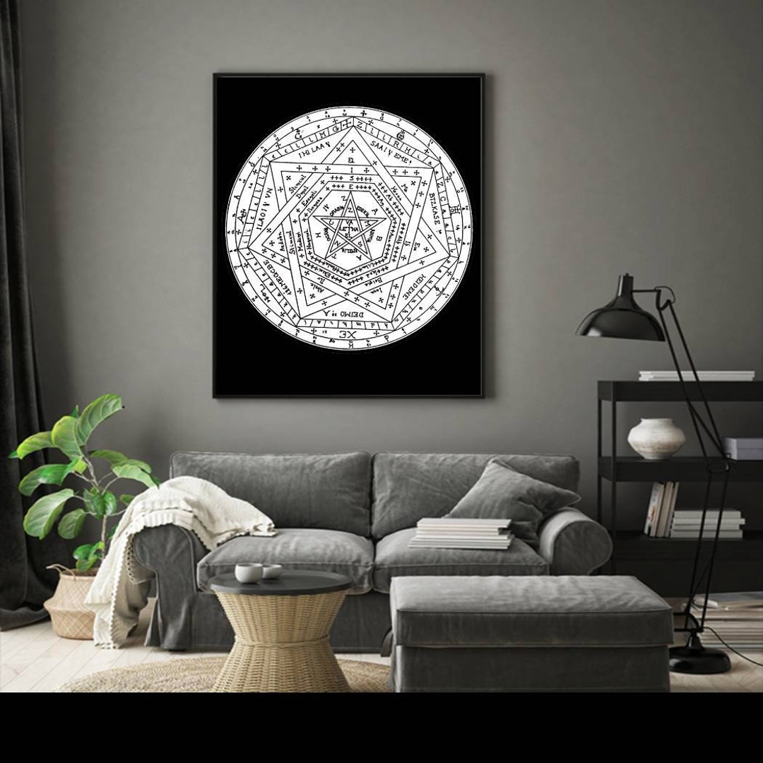 Sigil of Ameth Seal of God Sigillum Dei Aemeth Sacred Geometry Enochian ...
