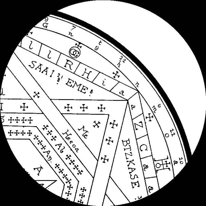 Sigil of Ameth Seal of God Sigillum Dei Aemeth Sacred Geometry Enochian ...