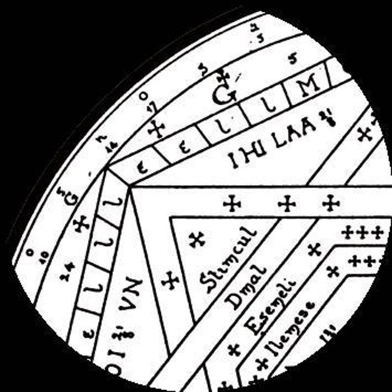 Sigil of Ameth Seal of God Sigillum Dei Aemeth Sacred Geometry Enochian ...