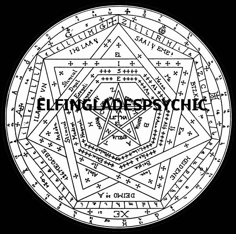 Sigil of Ameth Seal of God Sigillum Dei Aemeth Sacred Geometry Enochian ...