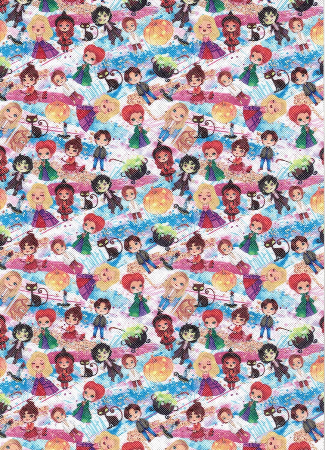 Hocus Pocus Halloween Witch Fall Faux Leather Sheet - Etsy