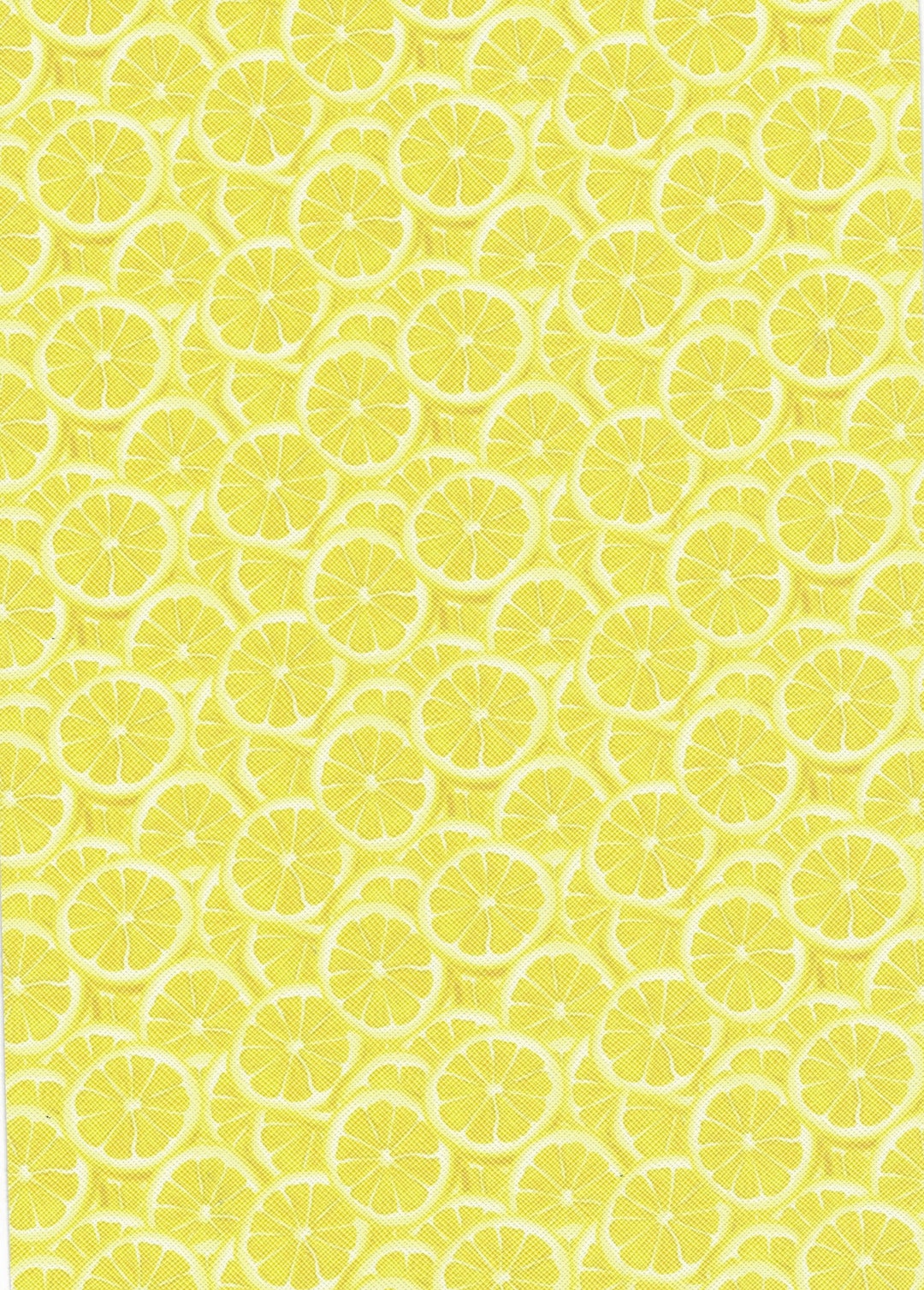 Lemon Leather Sheet - Etsy