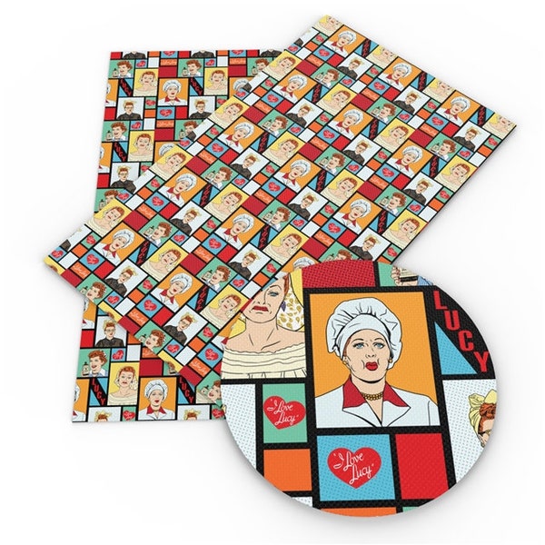 I Love Lucy Fabric - Etsy