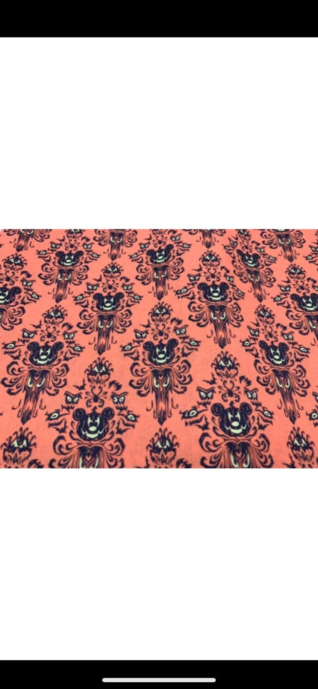Clearance Haunted Mansion Mouse 100% Cotton Fabric - Etsy