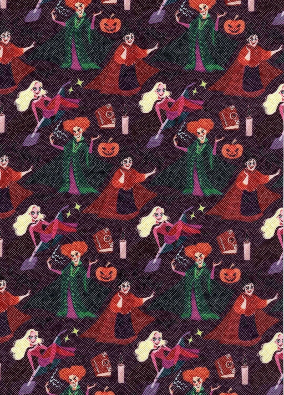 Hocus Pocus Fauxl Leather Sheet - Etsy