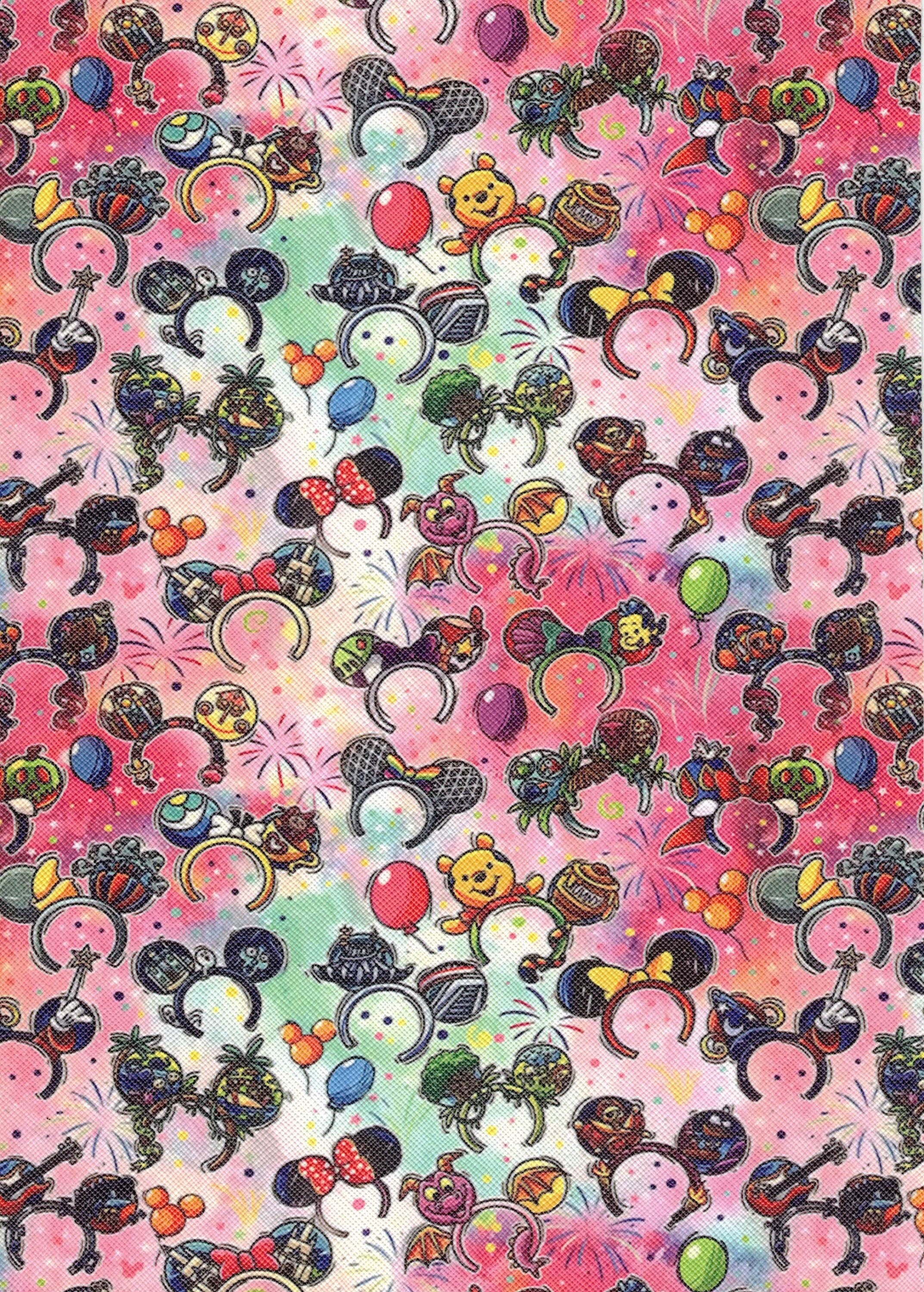 Mouse Vinyl Leather Sheet for Bows Earrings Applique - Etsy