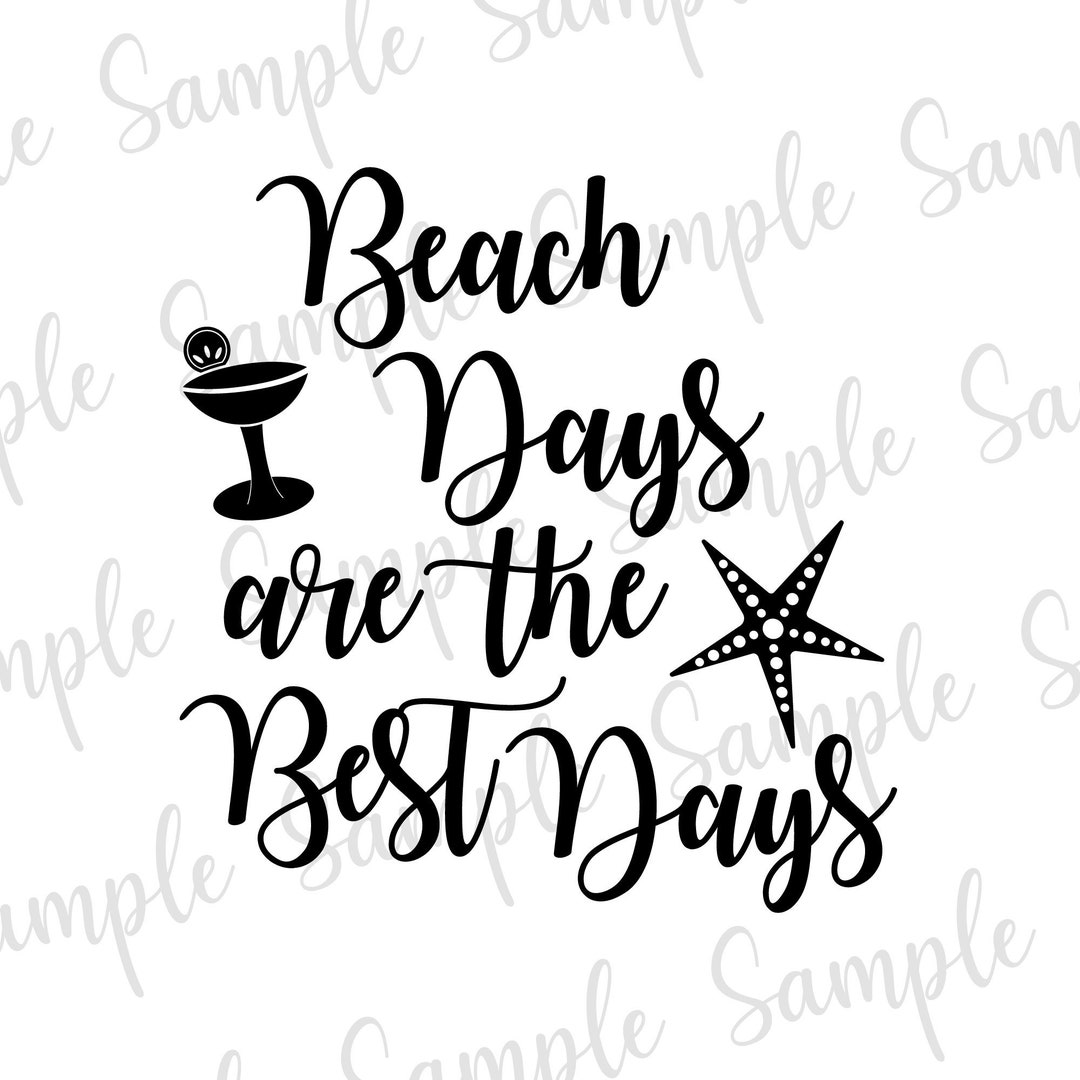 Beach Days SVG - Etsy