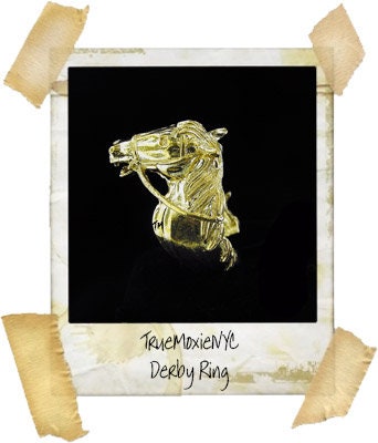 Equestrian Ring, Horse Ring, Derby Ring US Sizes 5-12 With Your Choice ...