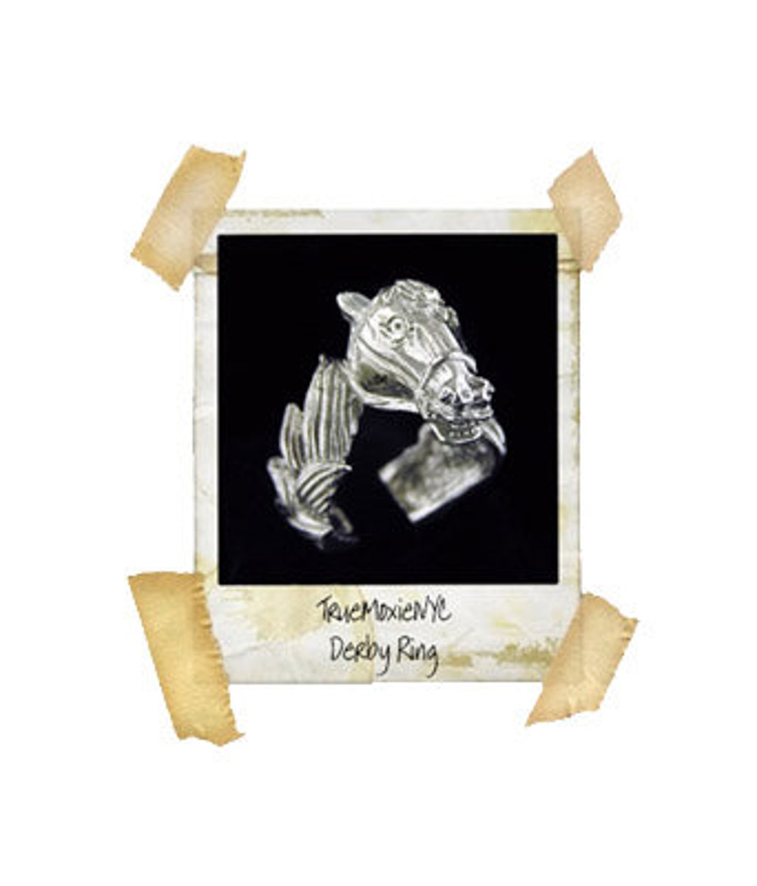 Equestrian Ring, Horse Ring, Derby Ring US Sizes 5-12 With Your Choice ...