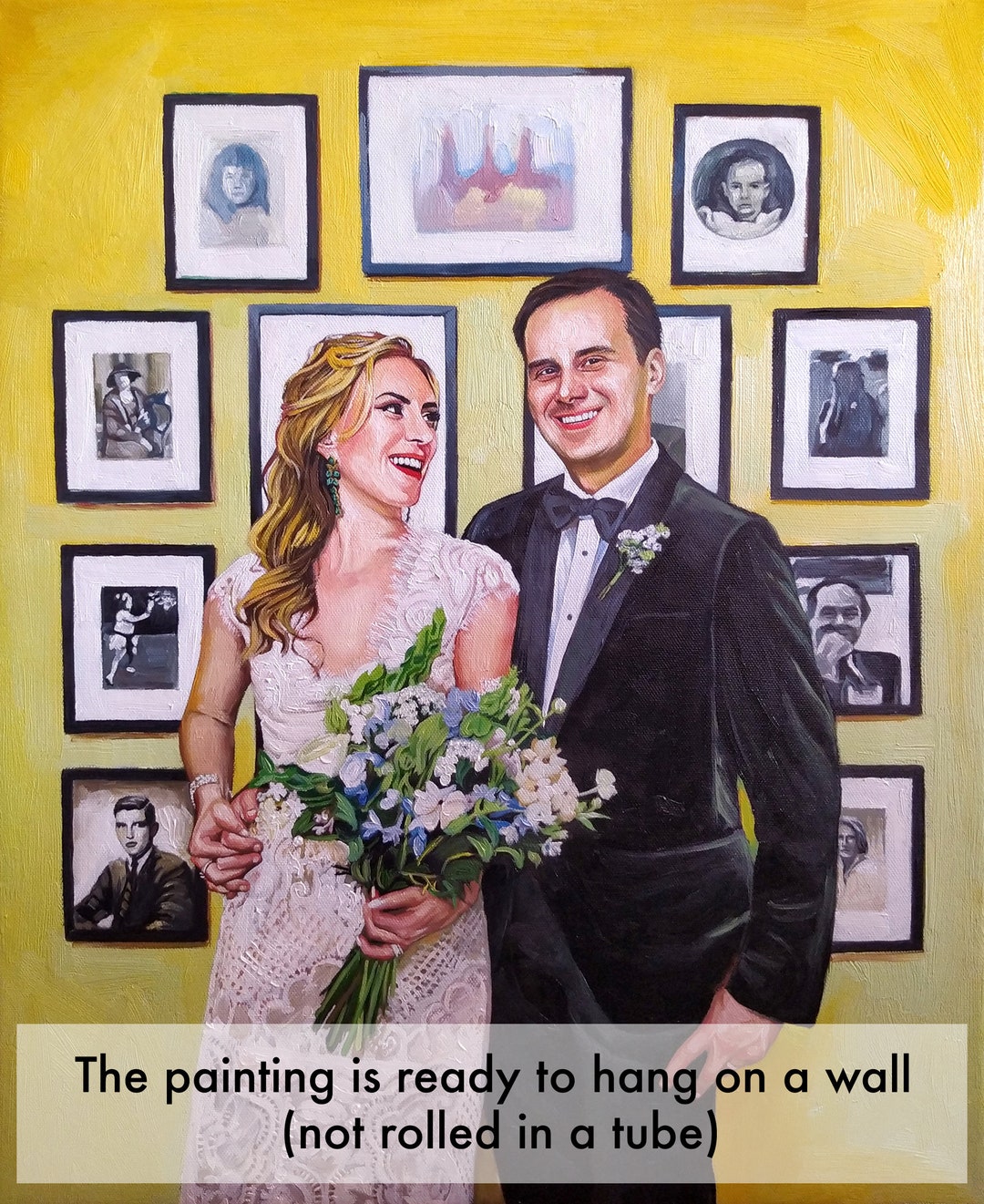 Commission Oil Parents Portrait From Photo Custom Portrait on - Etsy