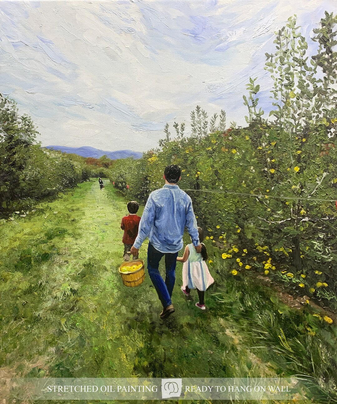 Customized Oil Painting From Photo, Custom Portrait Oil Painting ...