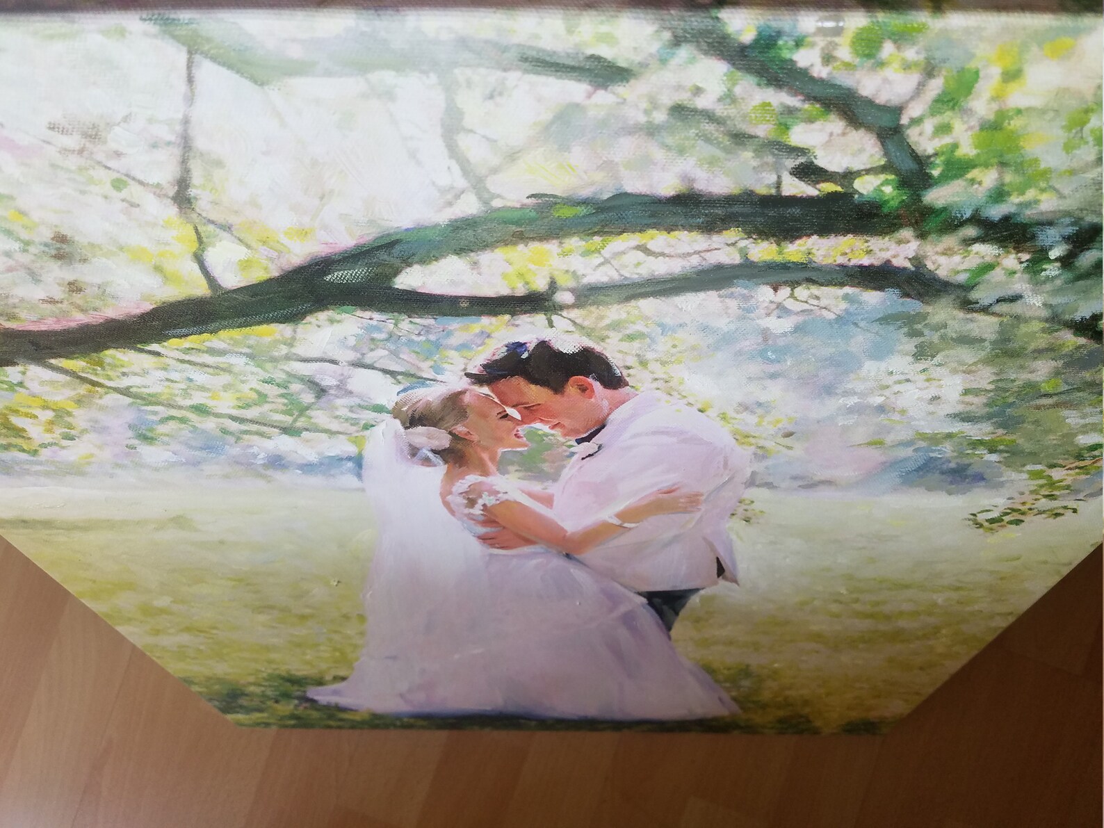 Commission wedding oil portrait painting from photo Custom | Etsy