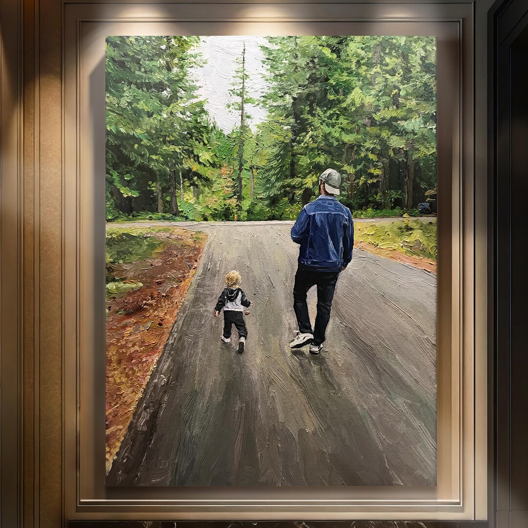 Commission Portrait Painting From Photo, Portrait Oil Painting Custom ...