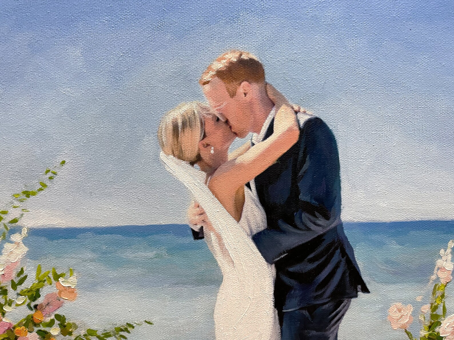 Custom Oil Painting Portrait on Canvas Custom Wedding - Etsy