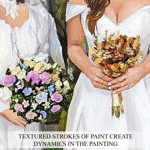 Custom Wedding Painting, Custom Painting From Photo to Canvas, Oil ...