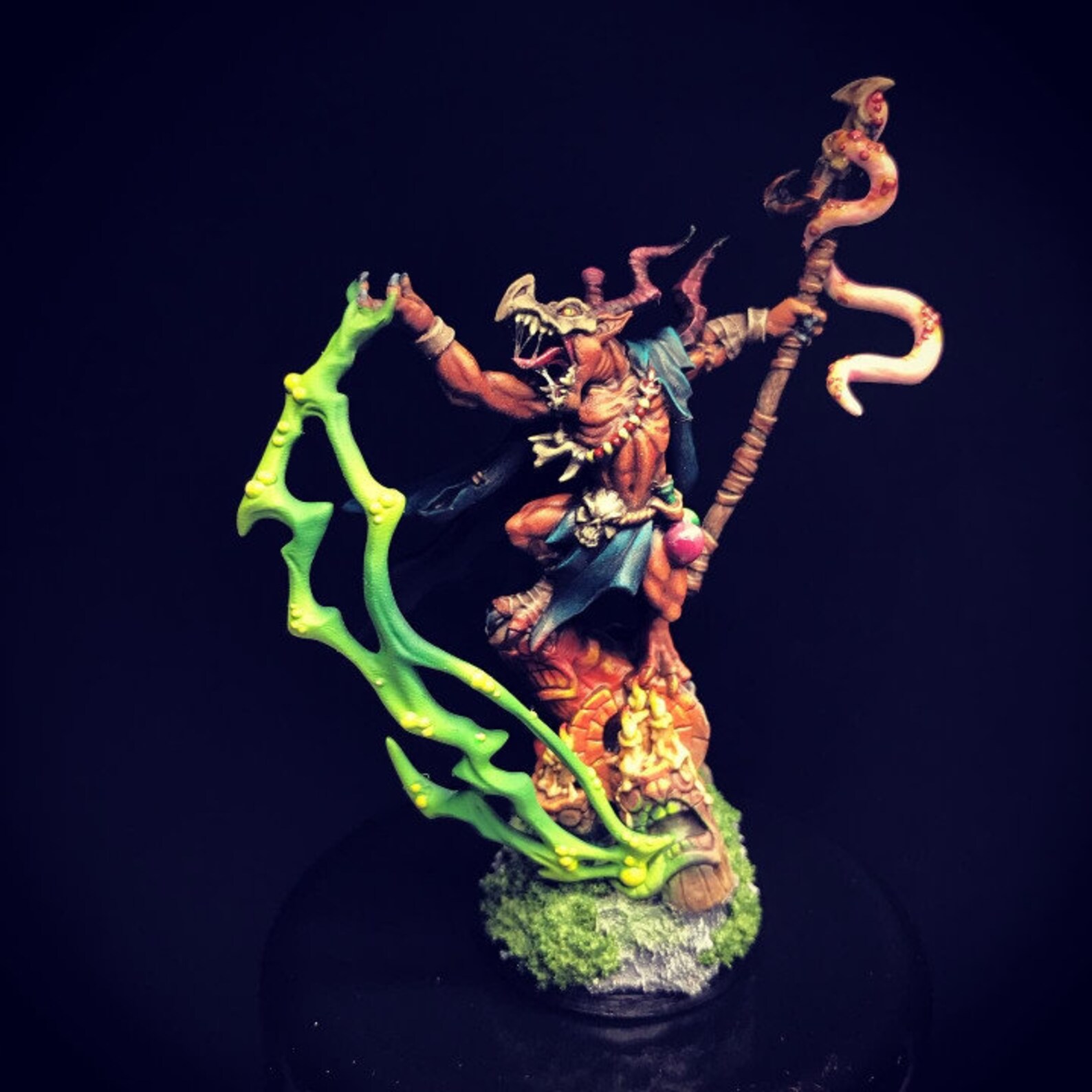 Kornutraaz the Plaguemancer Plague-mine Kobolds Miniature | Etsy