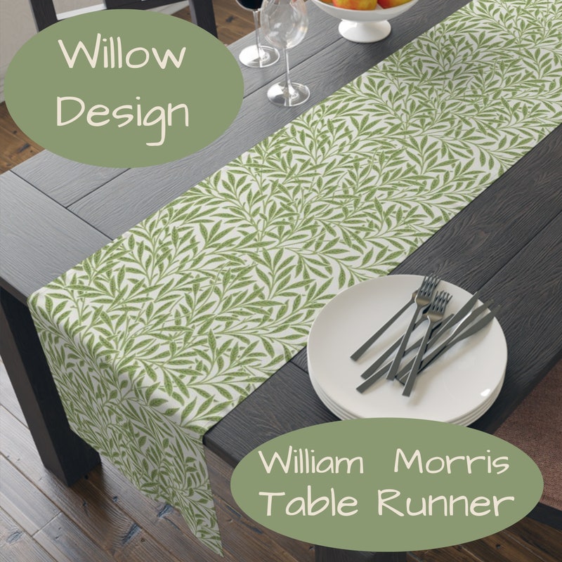 Table Runner Green - Etsy