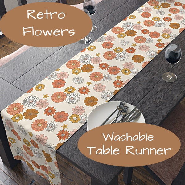 Orange Table Runner - Etsy