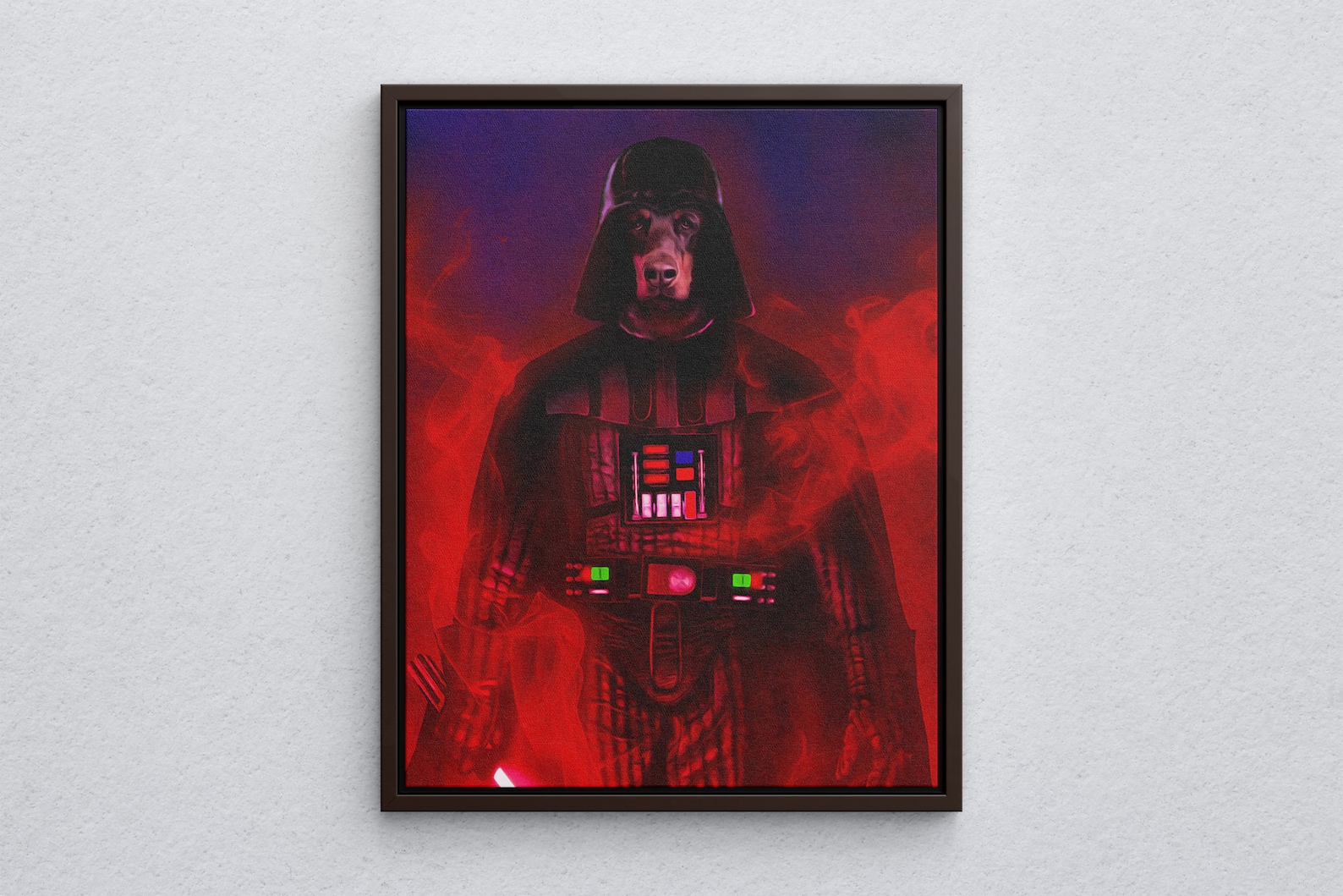 Custom Star Wars Pet Portrait Luke Skywalker Dog Portrait | Etsy