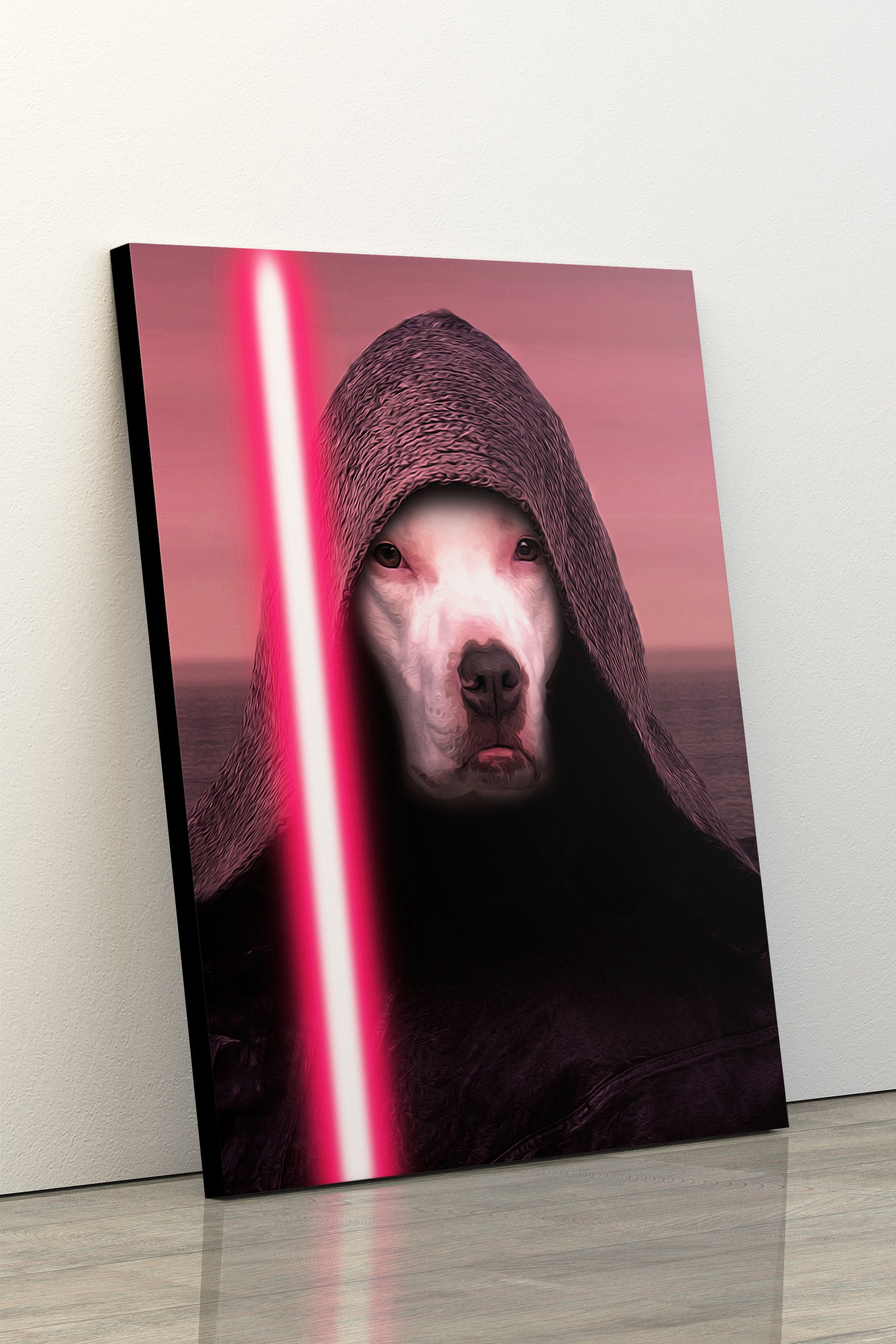 Custom Star Wars Pet Portrait Luke Skywalker Dog Portrait - Etsy