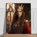 Custom Historical Princess Portraits, Personalized Queen Legacy With ...