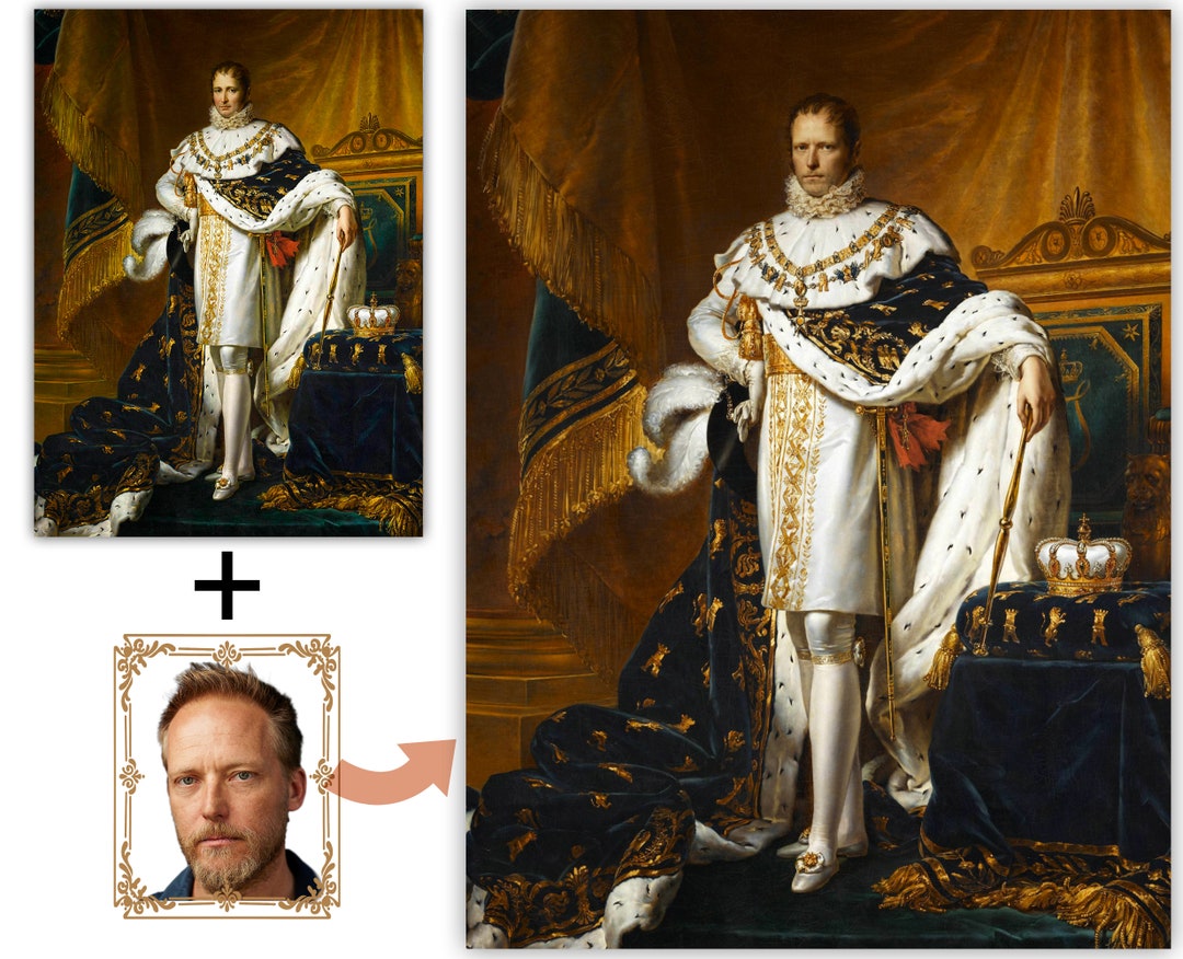 Custom Renaissance Napoleon Bonaparte Painting, Custom Historical ...