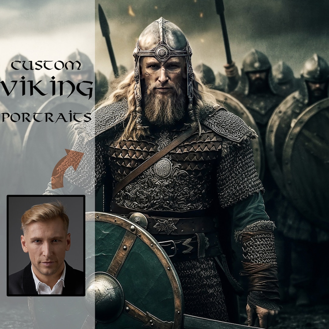 Custom Battlefield Warriors, Custom Viking Portraits, Personalized ...