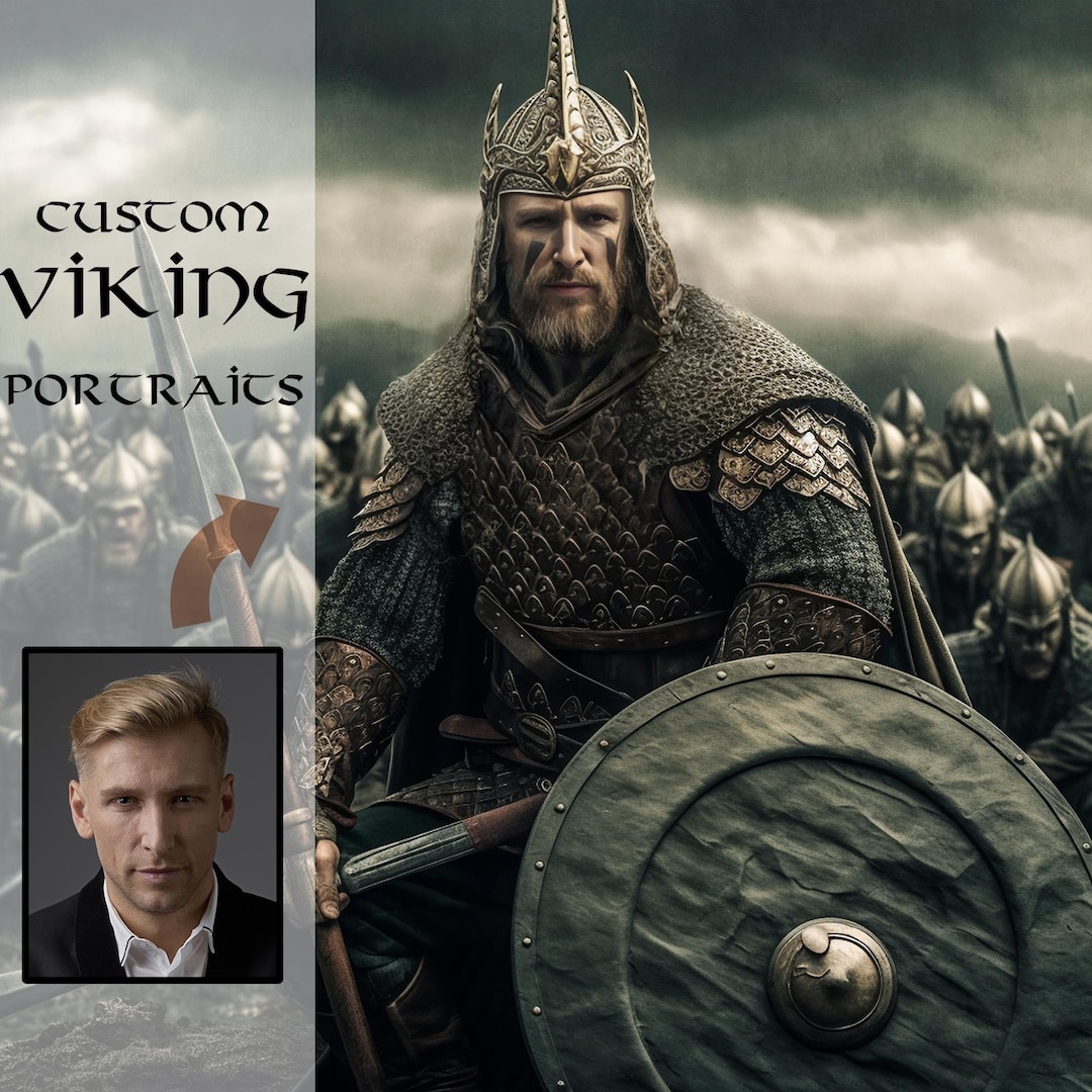 Custom Battlefield Warriors, Custom Viking Portraits, Personalized ...