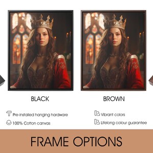 Custom Historical Princess Portraits, Personalized Queen Legacy With ...