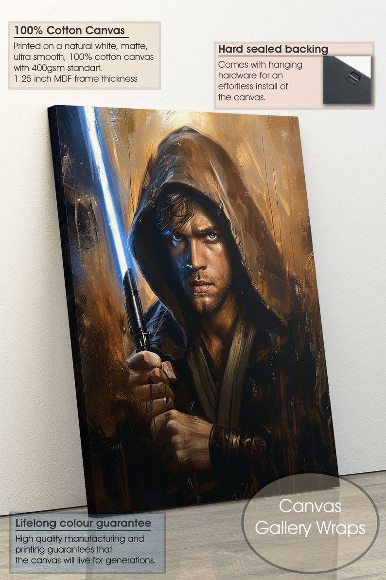 Personalized Dark Side Portraits, Custom Jedi Sith Portrait, Jedi Gift ...